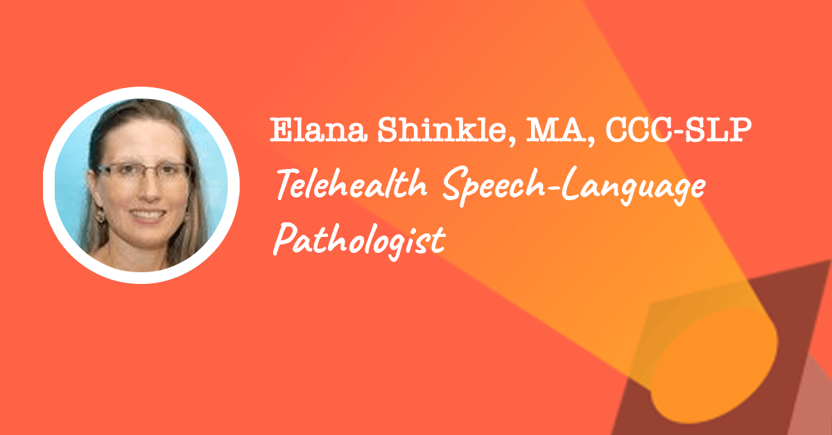 Teletherapy SLP - Elana Shinkle - The Non-Clinical PT