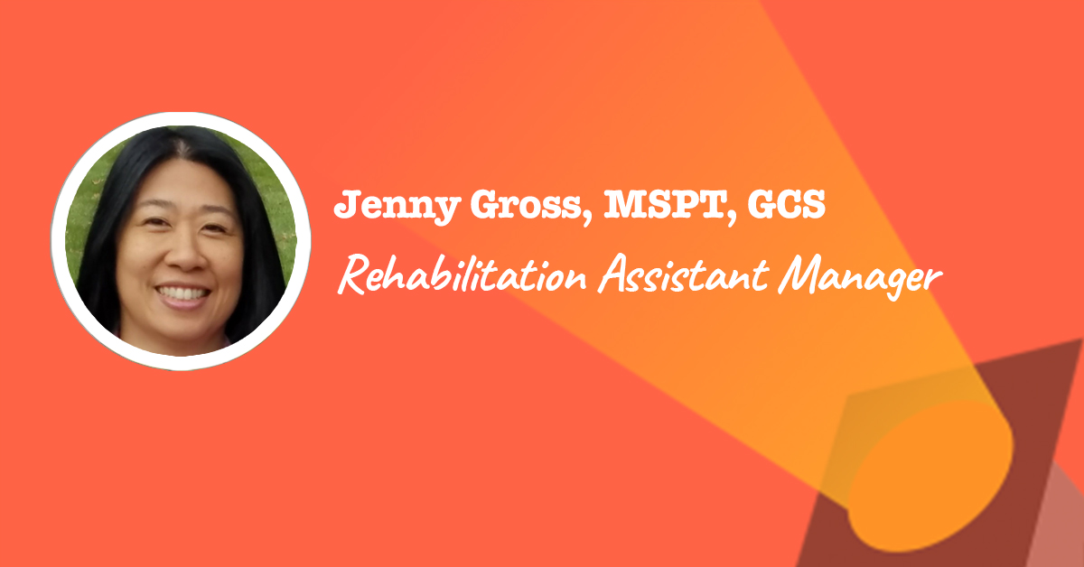 Rehabilitation Assistant Manager - Jenny Gross - The Non-Clinical PT
